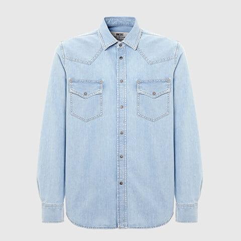 DIESEL 訳あり ディーゼル メンズ デニムシャツ D EAST P1 DIESEL 訳あり ディーゼル メンズ デニムシャツ D EAST P1