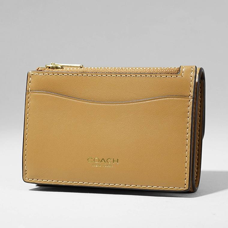COACH コーチ レディース 3つ折り財布 CZ111 B4BK ブラック BLACK B4SG セージ SAGE B4T7J ハニーブラウン HONEY BROWN 25ss ...