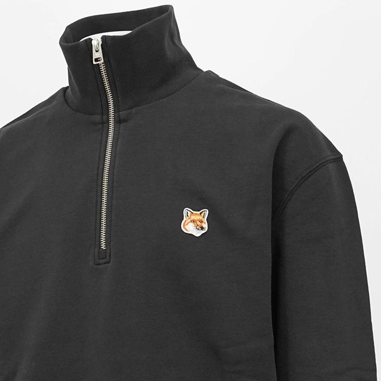 MAISON KITSUNE SPECIAL SALE 特別価格 メゾンキツネ メンズ スウェットシャツ MM00314 KM0001 BLACK ブラック P199 INK BLUE ...