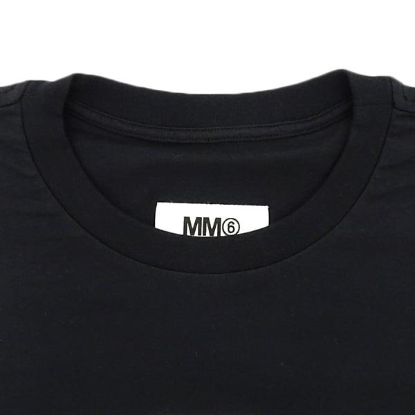 MM6 完売御礼 エムエムシックス メゾンマルジェラ Maison Margiela レディース Tシャツ S52GC0267 S24312 ブラック 900 : WORLD CLUB ...
