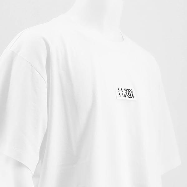 エムエムシックス メゾンマルジェラ MM6 Maison Margiela メンズ Tシャツ S52GC0275 S24312 ホワイト 101 23ss : s52gc0275-s24312 ...
