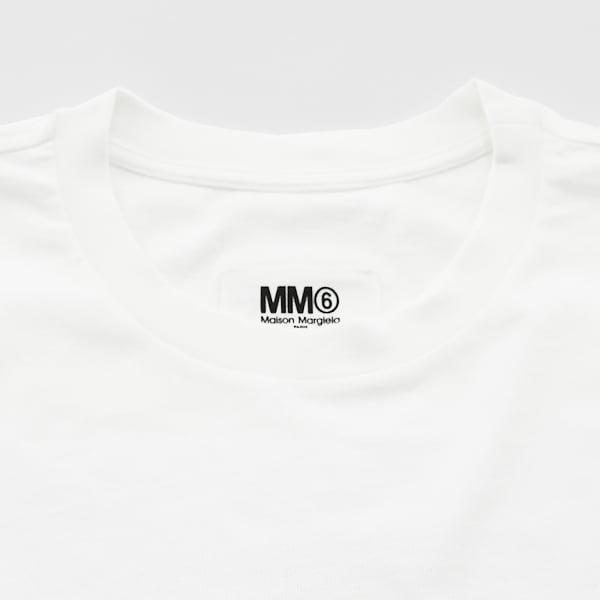 エムエムシックス メゾンマルジェラ MM6 Maison Margiela メンズ Tシャツ S52GC0275 S24312 ホワイト 101 23ss : s52gc0275-s24312 ...