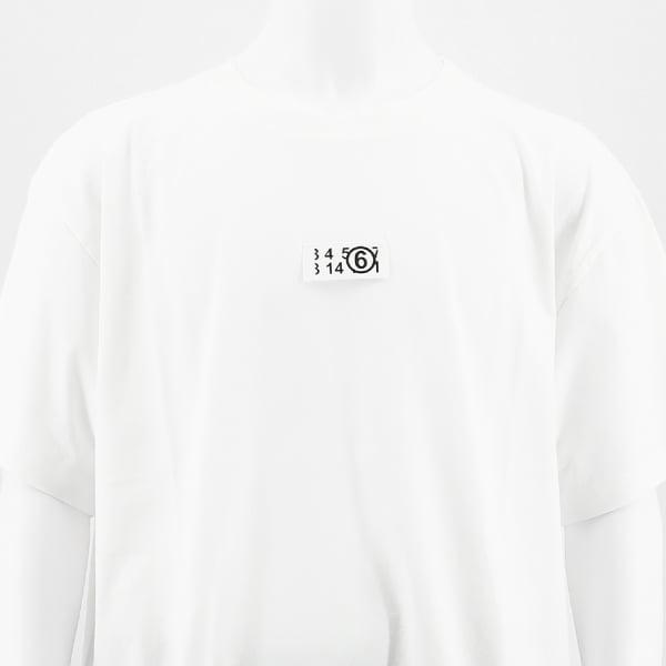 エムエムシックス メゾンマルジェラ MM6 Maison Margiela メンズ Tシャツ S52GC0275 S24312 ホワイト 101 23ss :S52GC0275-S24312 ...