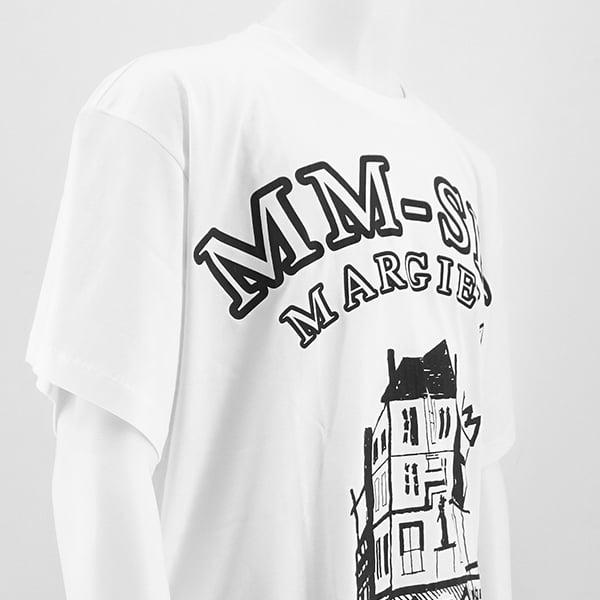 エムエムシックス メゾンマルジェラ MM6 Maison Margiela メンズ Tシャツ S52GC0276 S24312 ホワイト系 101 23ss :S52GC0276-S24312 ...