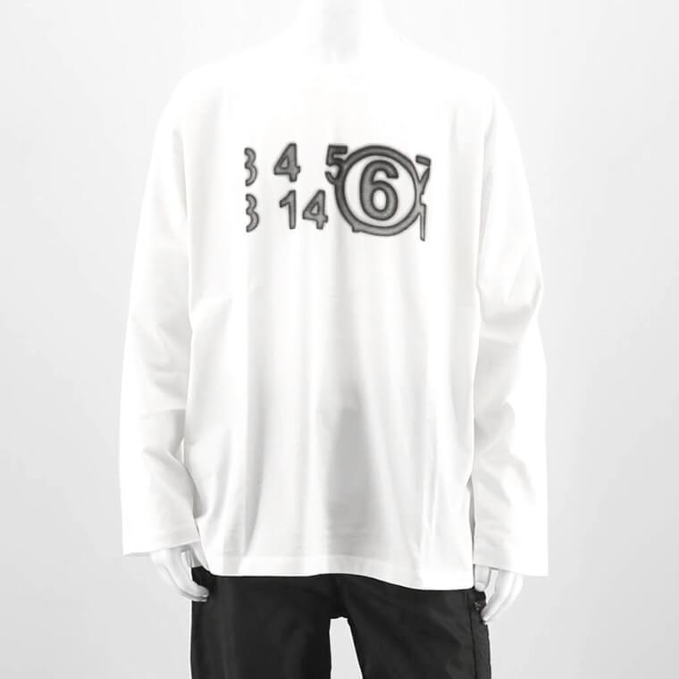 MM6 エムエムシックス メゾンマルジェラ Maison Margiela メンズ 長袖Tシャツ S52GC0278 S24312 ホワイト 101 23ss : WORLD CLUB ...
