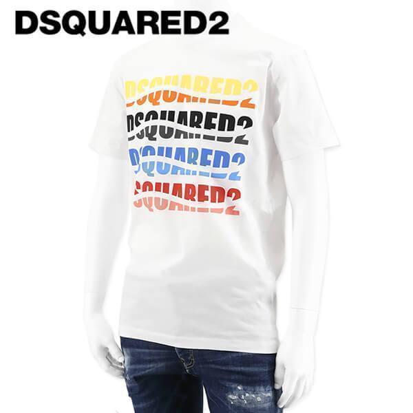 DSQUARED2 PayPay最大9% ディースクエアード メンズ Tシャツ D2 COLOR WAVE TEE S74GD1092 S23009 ホワイト 100 : WORLD CLUB ...