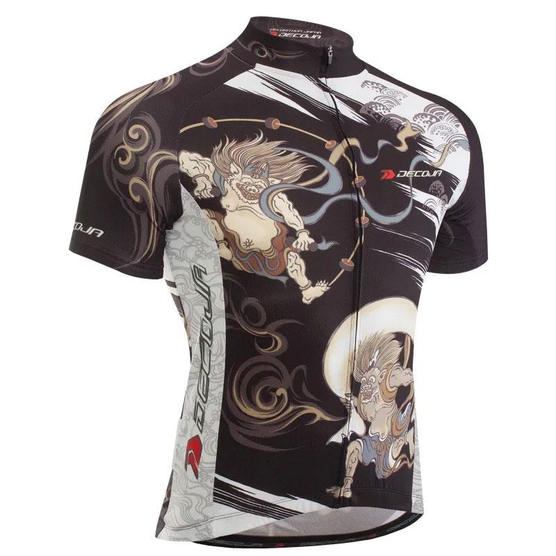 DECOJA(デコジャ) サイクルジャージ 半袖 風神雷神(28561) ブラック : ワールドサイクル - 通販 - Yahoo!ショッピング