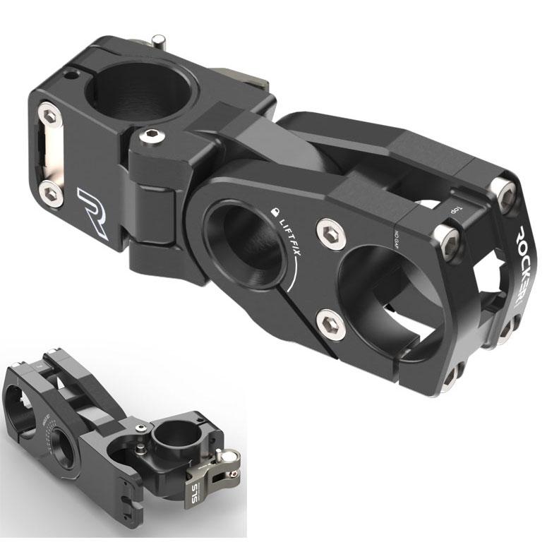 ROCKER PARTS RocHead AiO 90度角度変更ステム 角度調整機能付き 90mm ブラック 35mmクランプ : rop-t ...