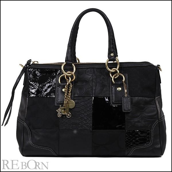 COACH コーチバッグ アウトレット トート パッチワーク 12479 ブラック : コーチバッグのワールドドライブ - 通販 ...