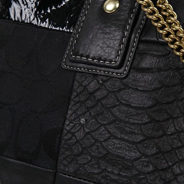 COACH コーチバッグ アウトレット トート パッチワーク 12479 ブラック : コーチバッグのワールドドライブ - 通販 ...