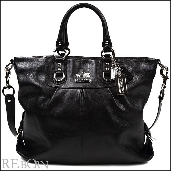 COACH コーチ バッグ トート マディソン レザー 2WAY ショルダーバッグ 12935 ブラック : コーチバッグのワールドドライブ ...