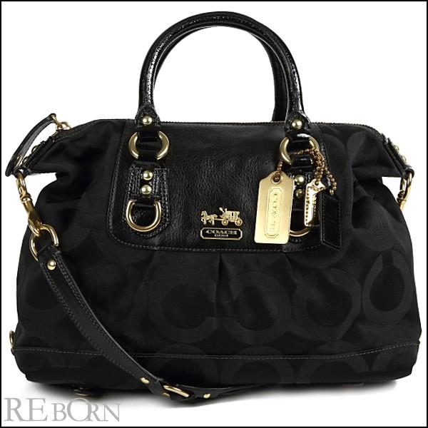 コーチバッグ アウトレット COACH トート 2WAY マディソン オプアート ショルダー 12947 ブラック :12947-bk-rb ...