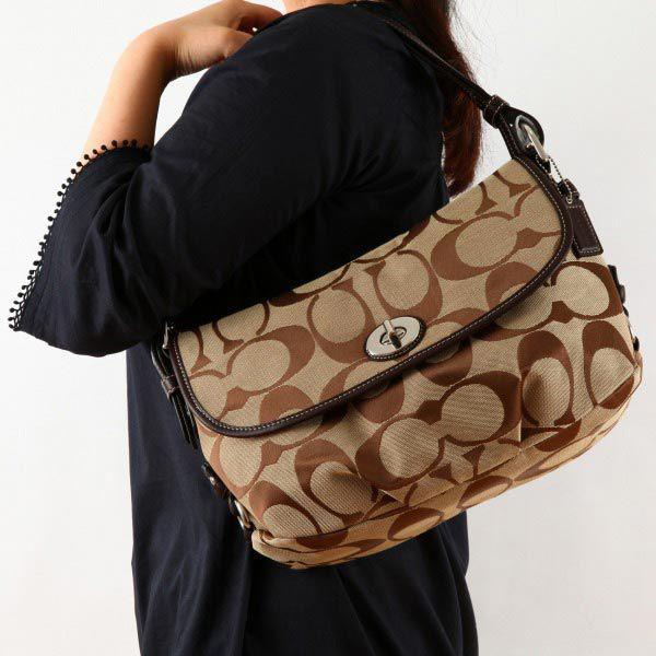 COACHコーチ斜めがけバッグ新作2WAYショルダー シグネチャー フラップ ダッフル 15171 KHMA 新作 アウトレット セール 円高 ...