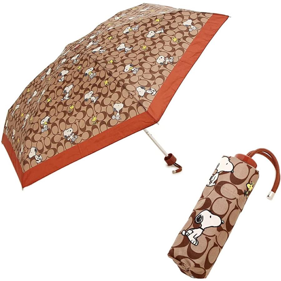 COACH コーチ 折りたたみ傘 シグネチャー スヌーピー アウトレット レディース CF361 : コーチバッグのワールドドライブ - 通販 ...