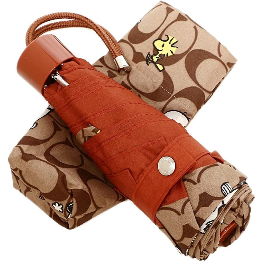 COACH コーチ 折りたたみ傘 シグネチャー スヌーピー アウトレット レディース CF361 : コーチバッグのワールドドライブ - 通販 ...