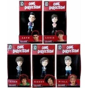 One Direction (1D) Set of 5 Mini Vinyl Figures フィギュア ダイキャスト 人形 : ワールド ...