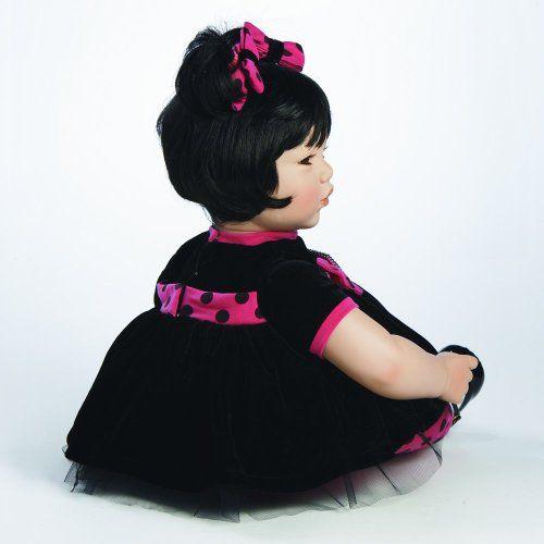 Adora (アドラ アドラドール) Baby Doll, 20 inch Black Velvet Hair/Brown Eyes ドール 人形 フィ : ワールドフィギュアショップ ...