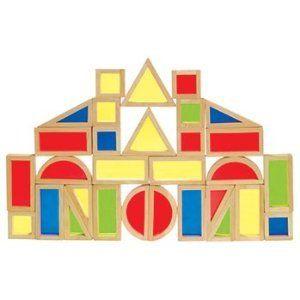 GD-3016 - RAINBOW BLOCKS 30 ASST SHAPES ブロック おもちゃ - フィギュア