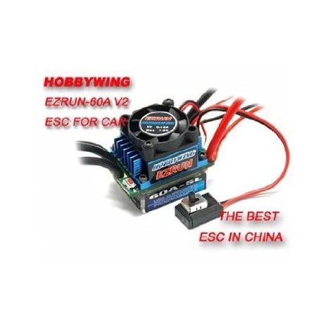 HobbyWing eZRun-60A-SL Brushless ESC for 1/12 and 1/10 Cars フィギュア おもちゃ ...