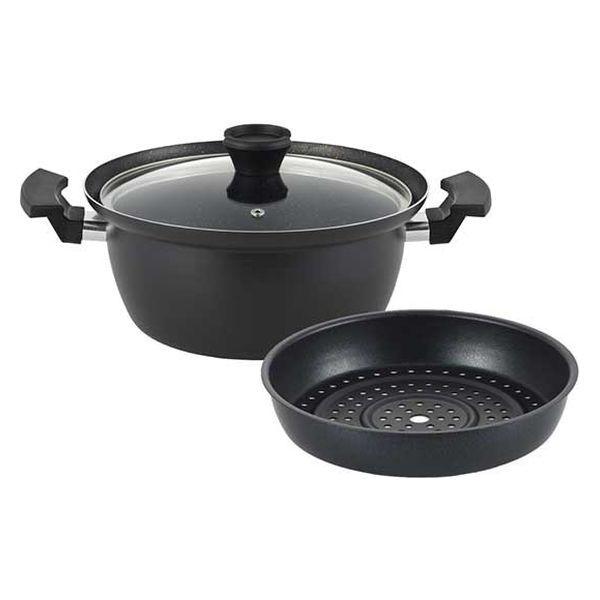 パール金属 【アウトレット】IH対応深型マルチポット24cm KK-24MP ※パッケージ破損あり : outletshopワールドハンター - 通販 - Yahoo!ショッピング