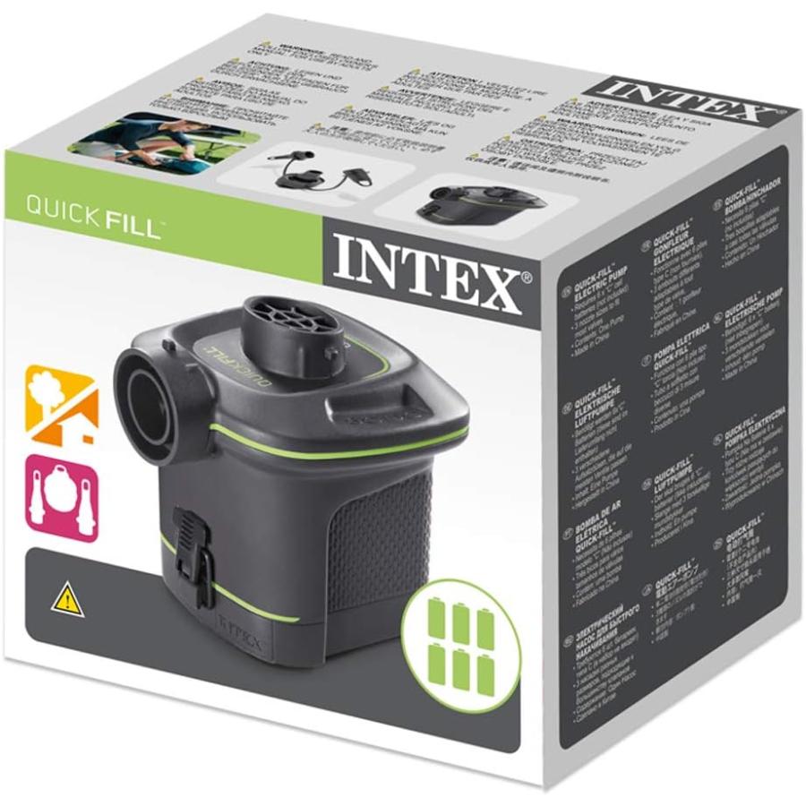INTEX インテックス 空気入れ ポンプ バッテリーポンプ 電池式 66638 : outletshopワールドハンター - 通販 ...