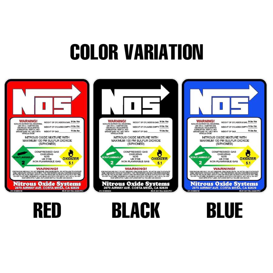 NOS ステッカー デカール Nitrous Oxide Systems ナイトラス・オキサイド・システム アメリカン雑貨 大きい 車 バイク ...