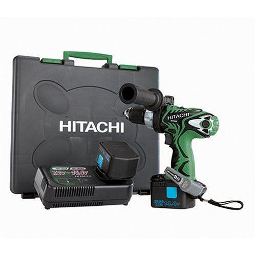 Hitachi(日立) DS14DMR 14.4ボルト Ni-Cad 1/2インチ コードレス ドリル/ドライバー キット : ワールド ...