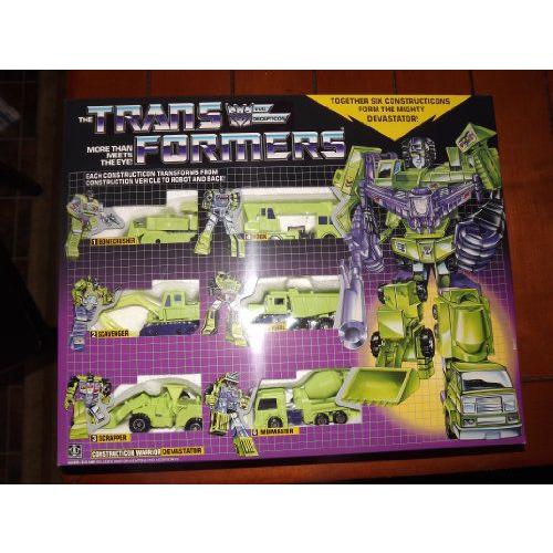 Devastator， Menasor， Defensor， Superion & Computron! トランスフォーマー G1 5 コン ...