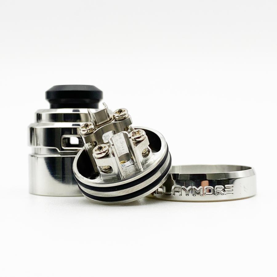 Yachtvape CLAYMORE RDA 24mm ヨットべイプ クレイモア シングル ビルド アトマイザー 510 BF対応 スコンカー ...