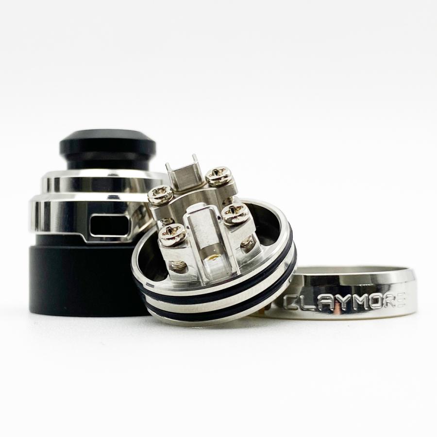 Yachtvape CLAYMORE RDA 24mm ヨットべイプ クレイモア シングル ビルド アトマイザー 510 BF対応 スコンカー ...