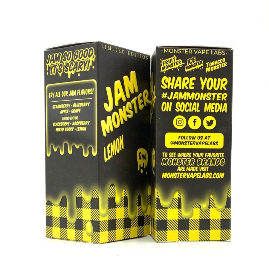Jam Monster Lemon 100ml ジャムモンスター レモン ジャム バター トースト 電子タバコ リキッド VAPE : 電子 ...