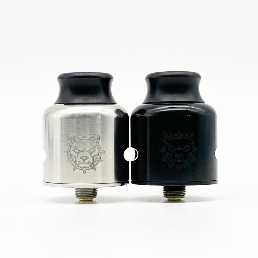 DamnVape Mongrel RDA ダムンべイプ モングレル ドリッパー アトマイザー シングルコイル RBA : 電子タバコ ...
