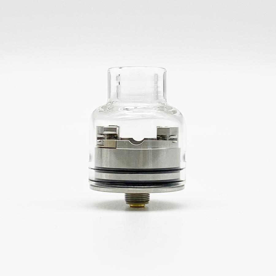 DamnVape Mongrel RDA ダムンべイプ モングレル ドリッパー アトマイザー シングルコイル RBA : 電子タバコ ...