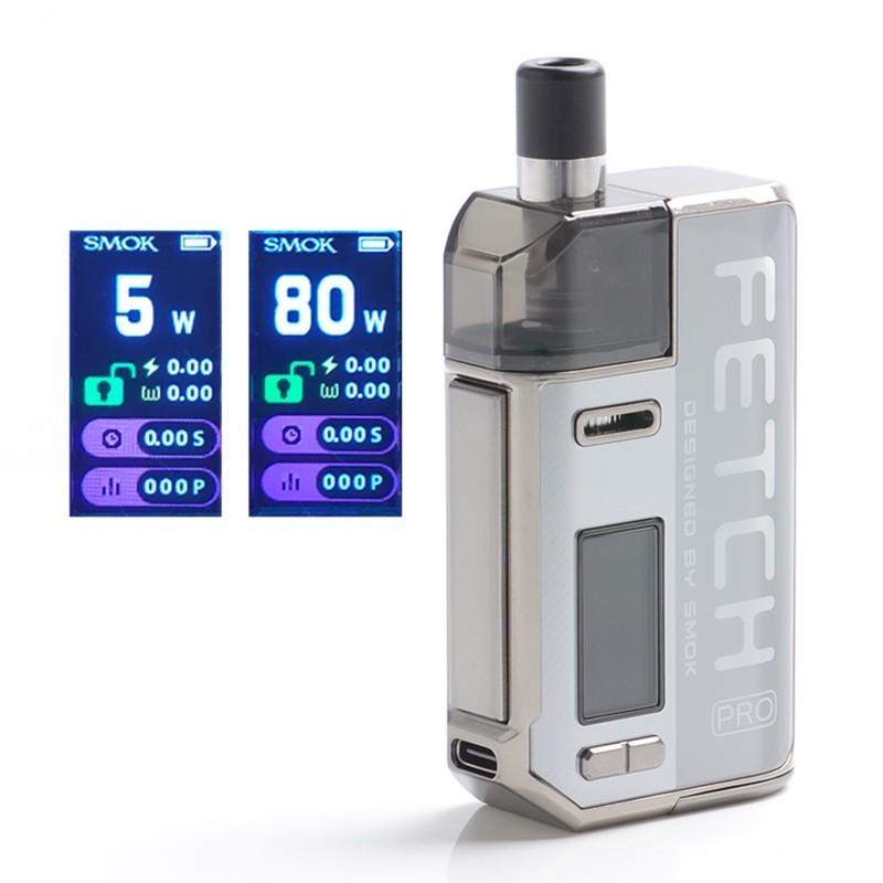SMOK Fetch Pro 80W VW Pod Kit スモック フェッチ 電子タバコ VAPE スターターキット : 電子タバコ ...