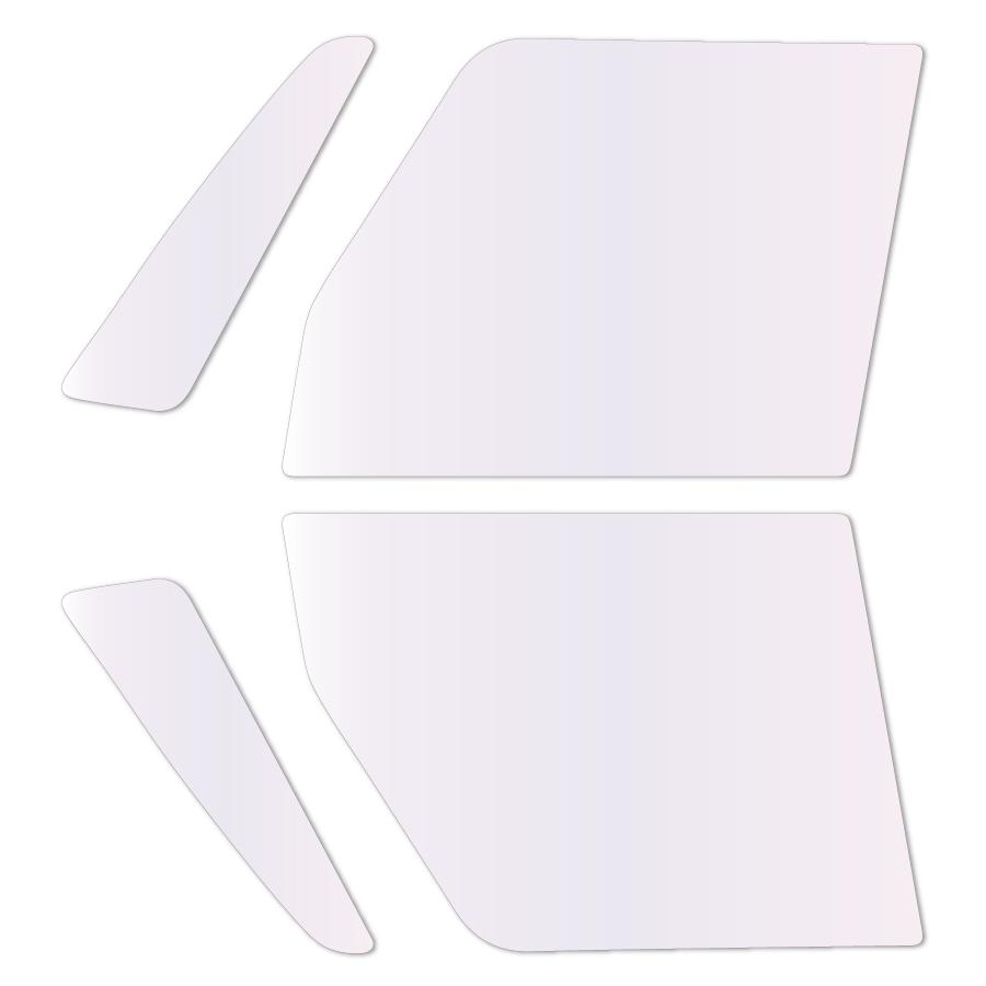 BRAINTEC（ブレインテック） 遮熱 オーロラフィルム (サイレント) 85％ ニッサン デイズルークス(B21A) カット済みフィルム フロントドア用 ゴースト : ワールドウインド ...