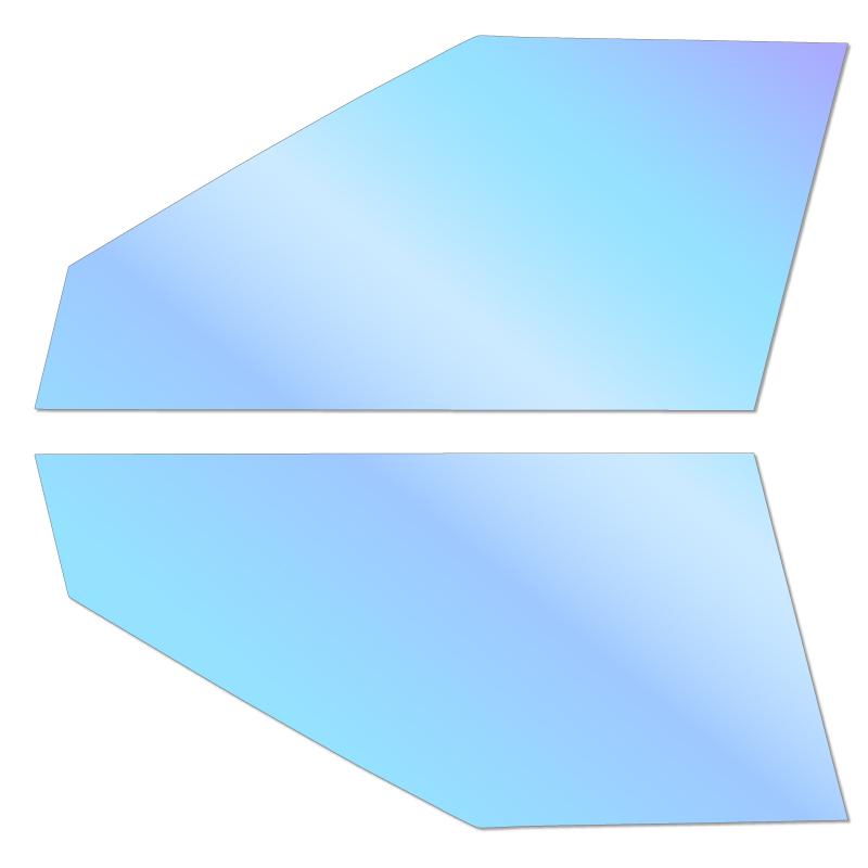 BRAINTEC 遮熱 オーロラ (発色) 81％ ミツビシ アウトランダー PHEV (GN0W) カット済みカーフィルム フロントドアセット : ワールドウインド株式会社 - 通販 ...