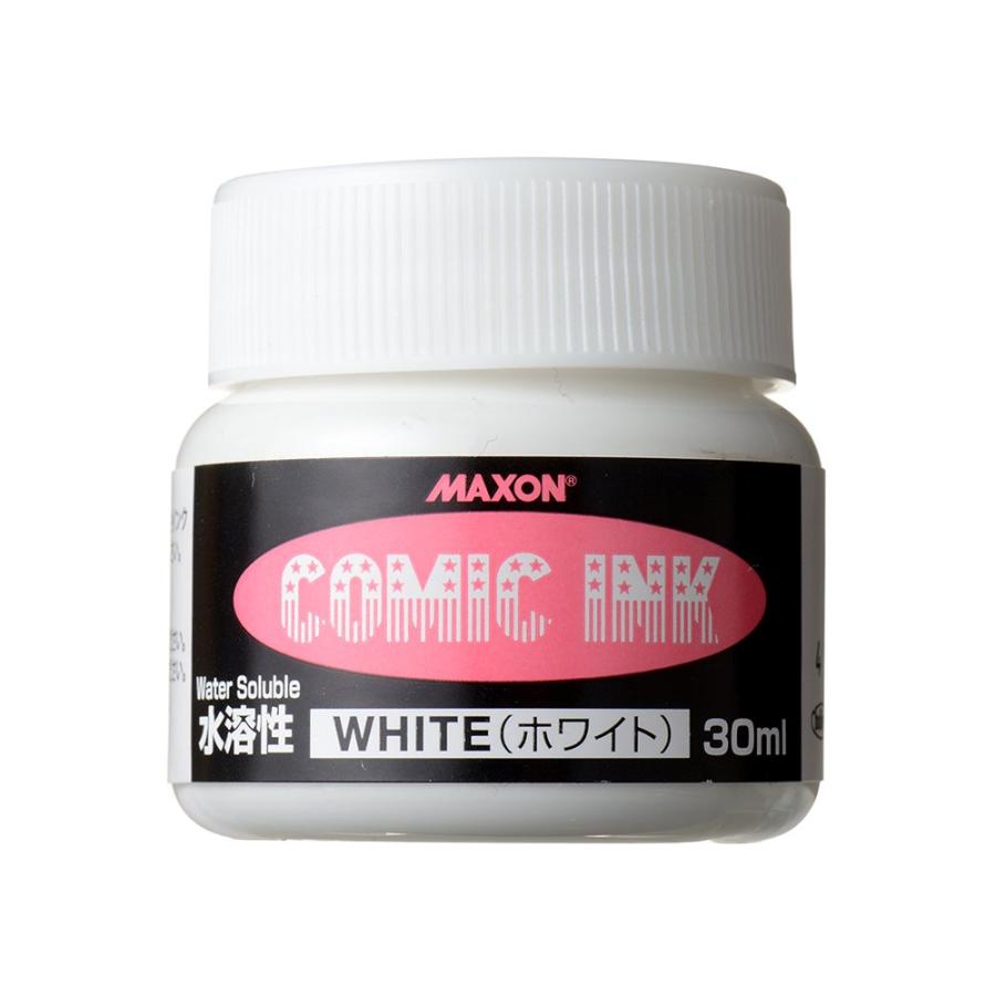 MAXON マクソン コミックインク ホワイト 30cc 6個入 520101 : Office WOW！ - 通販 - Yahoo!ショッピング