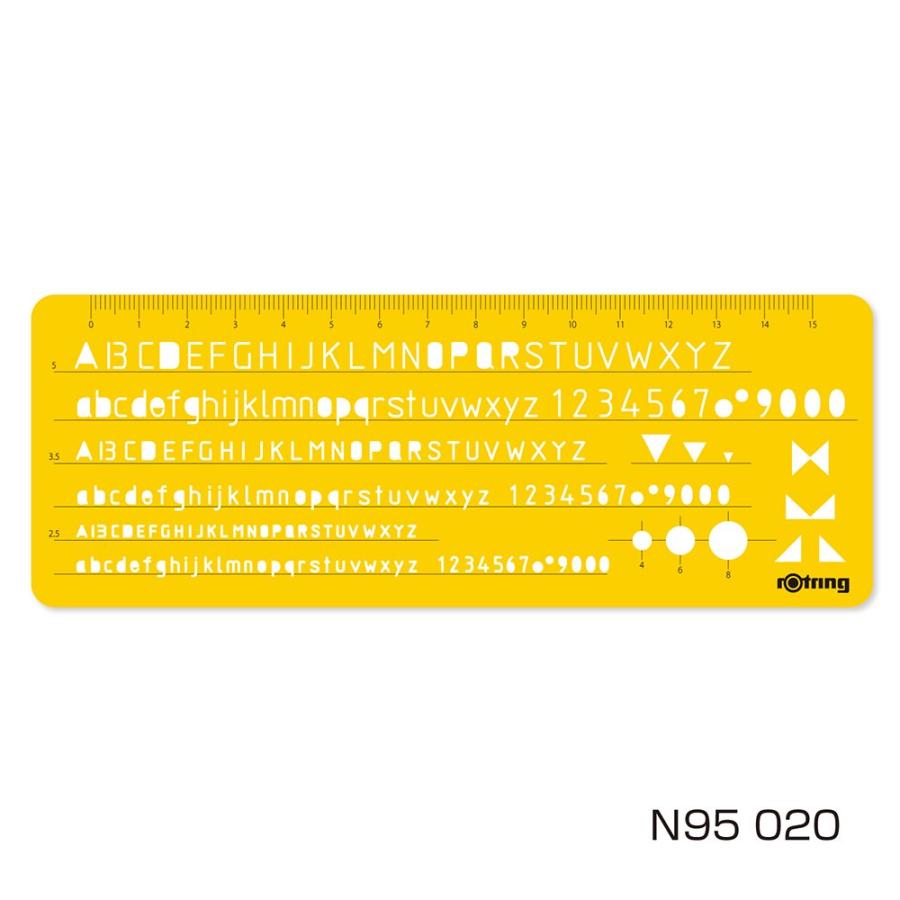 ロットリング テンプレート 英数字 H95020 576172 : 576172 : Office WOW！ - 通販 - Yahoo!ショッピング