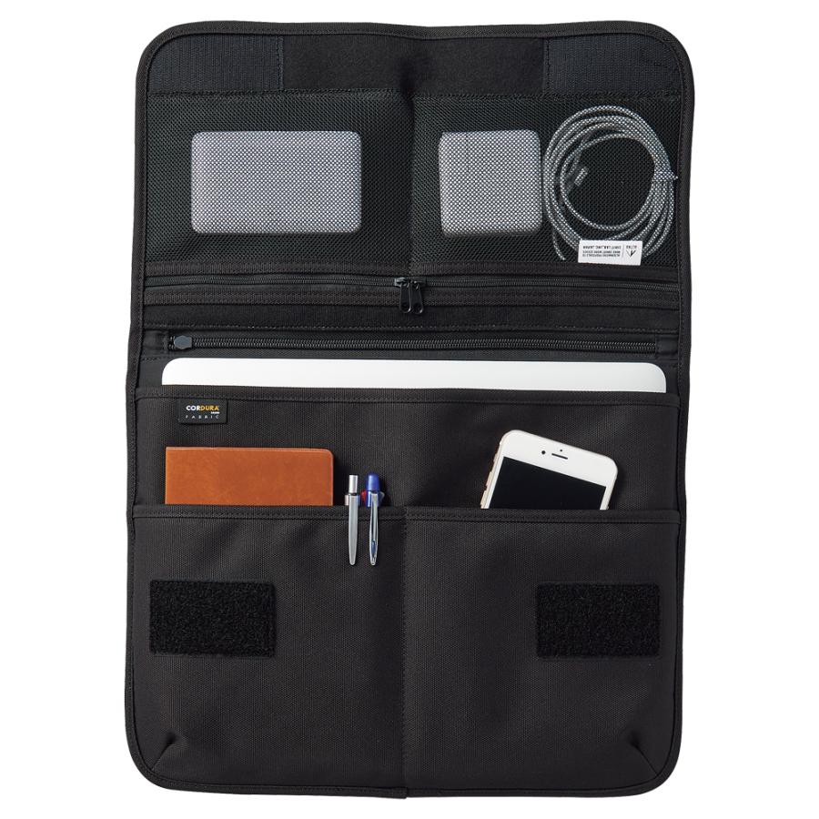 LIHIT LAB. リヒトラブ ALTNA フラップポーチ Lサイズ ブラック A-7768-24 : Office WOW！ - 通販 ...