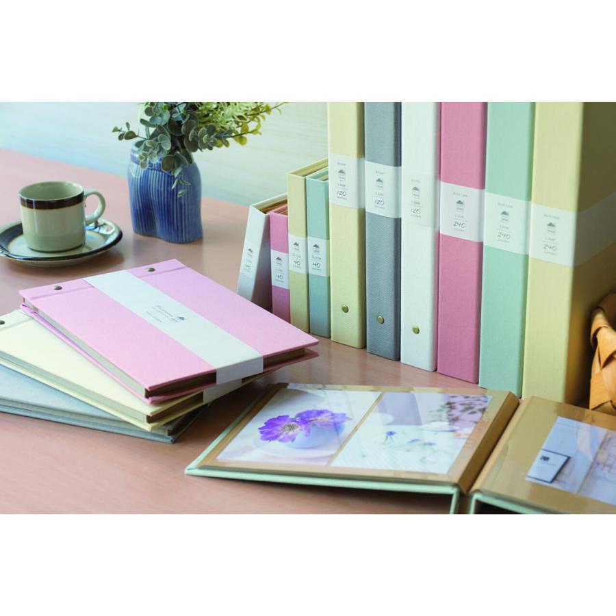 ナカバヤシ ハルマー 外ビス式アルバム A4 プラコート台紙 クラフト ピンク A-HRA4-301-P : Office WOW！ - 通販 - Yahoo!ショッピング