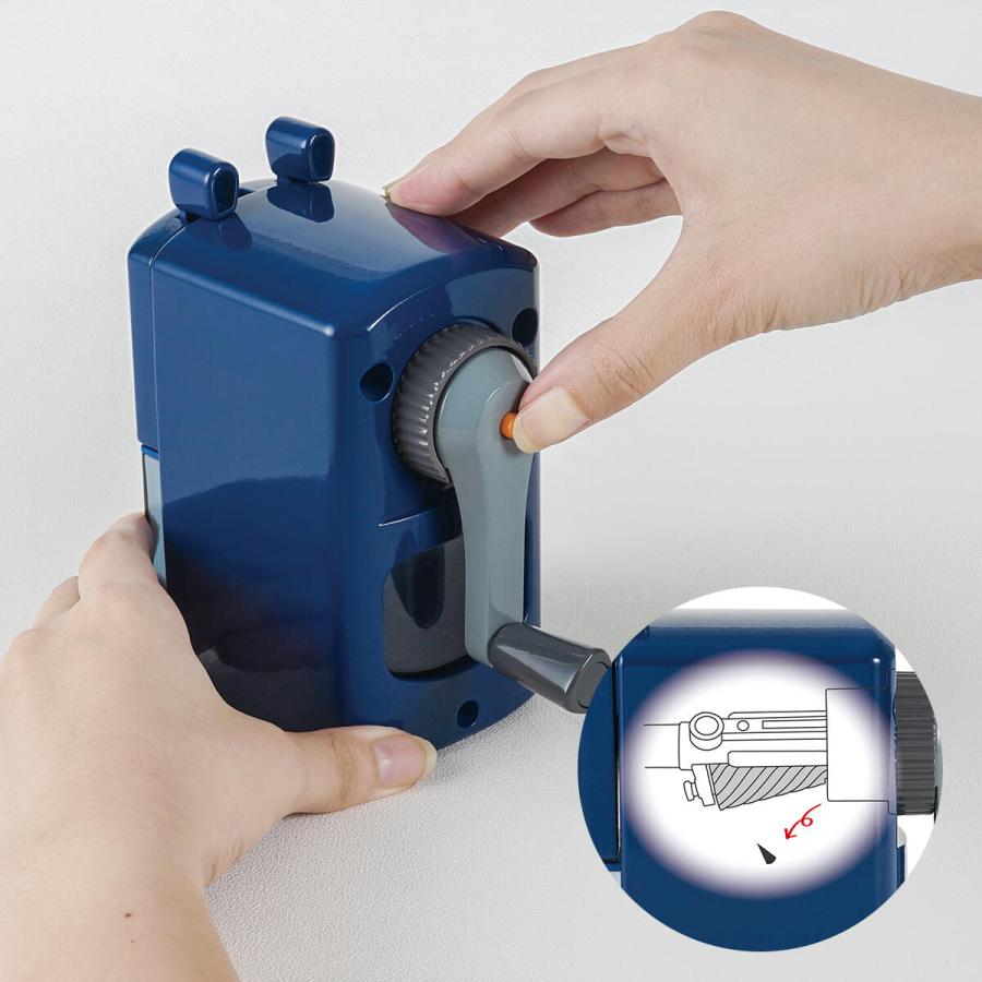 CARL カール事務機 鉛筆削り ブルー CMS-300-B : Office WOW！ - 通販 - Yahoo!ショッピング