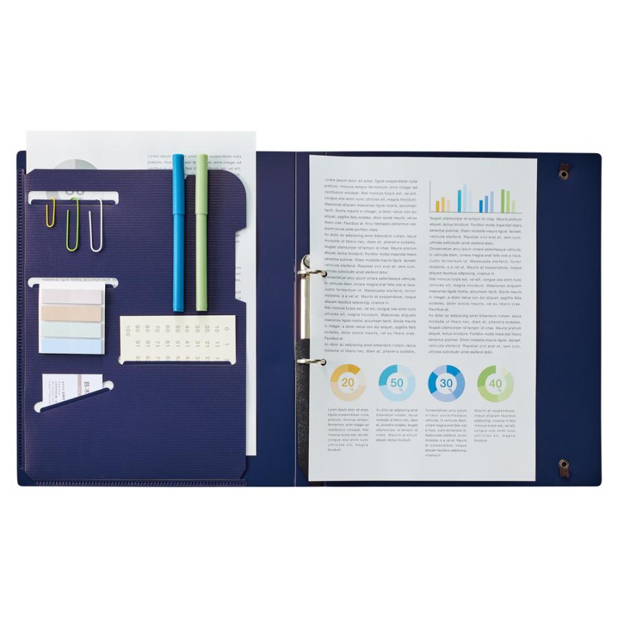 LIHIT LAB. リヒトラブ SMART FIT リングファイル ツイストリング A4 ネイビー F-7540-11 : Office WOW！ - 通販 - Yahoo!ショッピング