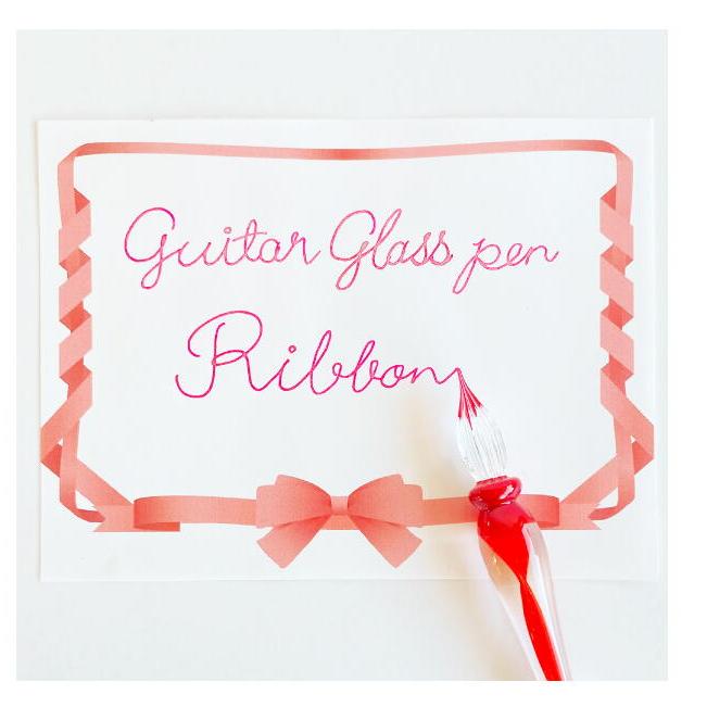 寺西化学 ギター ガラスペン リボン ホワイト GLAR-WH : Office WOW！ - 通販 - Yahoo!ショッピング