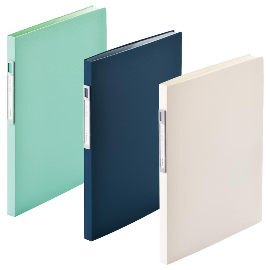 noie-style リヒトラブ クリヤーブック オープンポケット A4 16ポケット 固定式 ネイビー N-7675-11 : Office WOW！ - 通販 - Yahoo!ショッピング