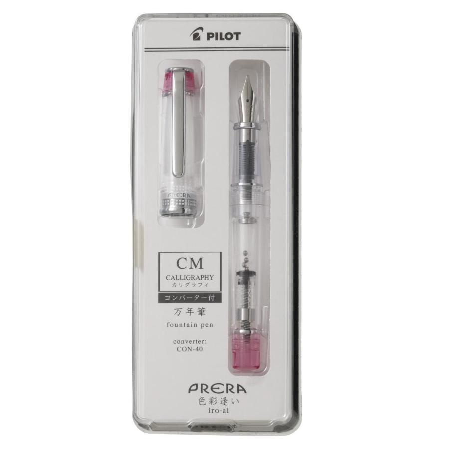 プレラ パイロット 万年筆 色彩逢い いろあい iro-ai 透明ピンク カリグラフィ CM P-FPR-1-TP-CM : Office WOW！ - 通販 - Yahoo!ショッピング