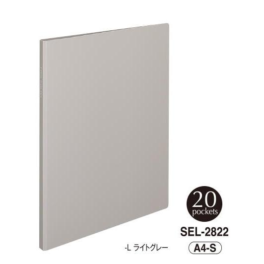 SEPAL セキセイ セパル クリヤーファイル A4-S 20ポケット ライトグレー L SEL-2822-61 : Office WOW！ - 通販 - Yahoo!ショッピング