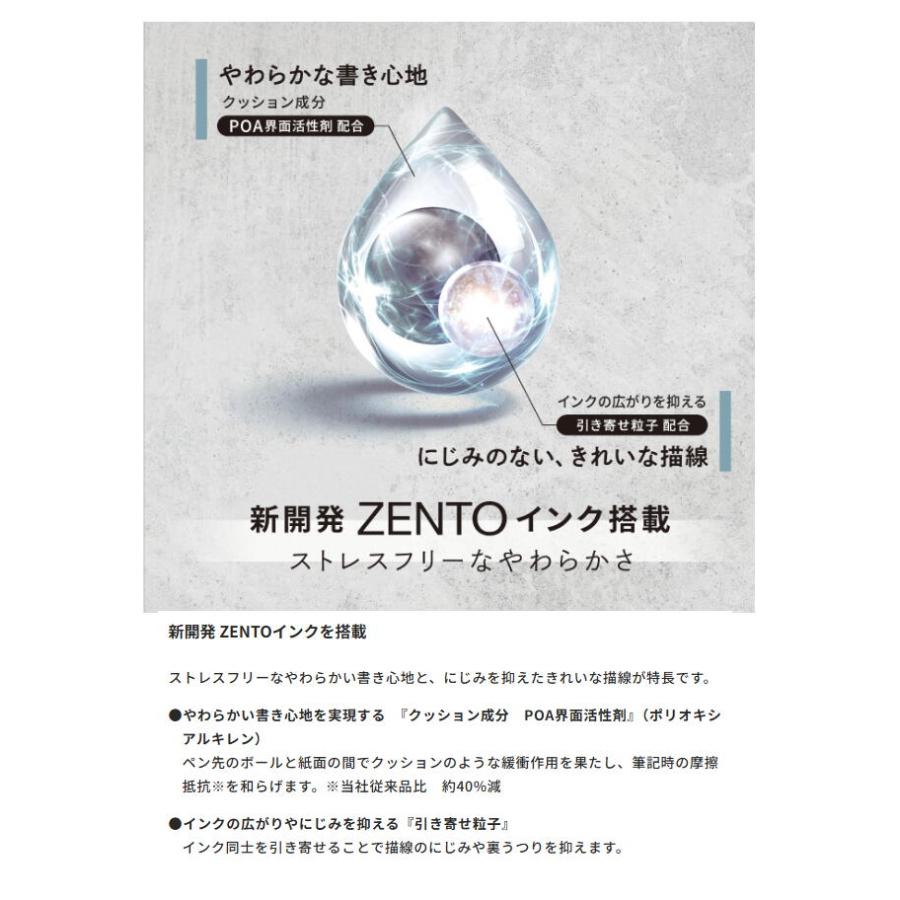 三菱鉛筆 uniball ZENTO ユニボール ゼント シグニチャーモデル 0.5mm メタリックブラック インク色黒 UBZH05M.24 : Office WOW！ - 通販 ...