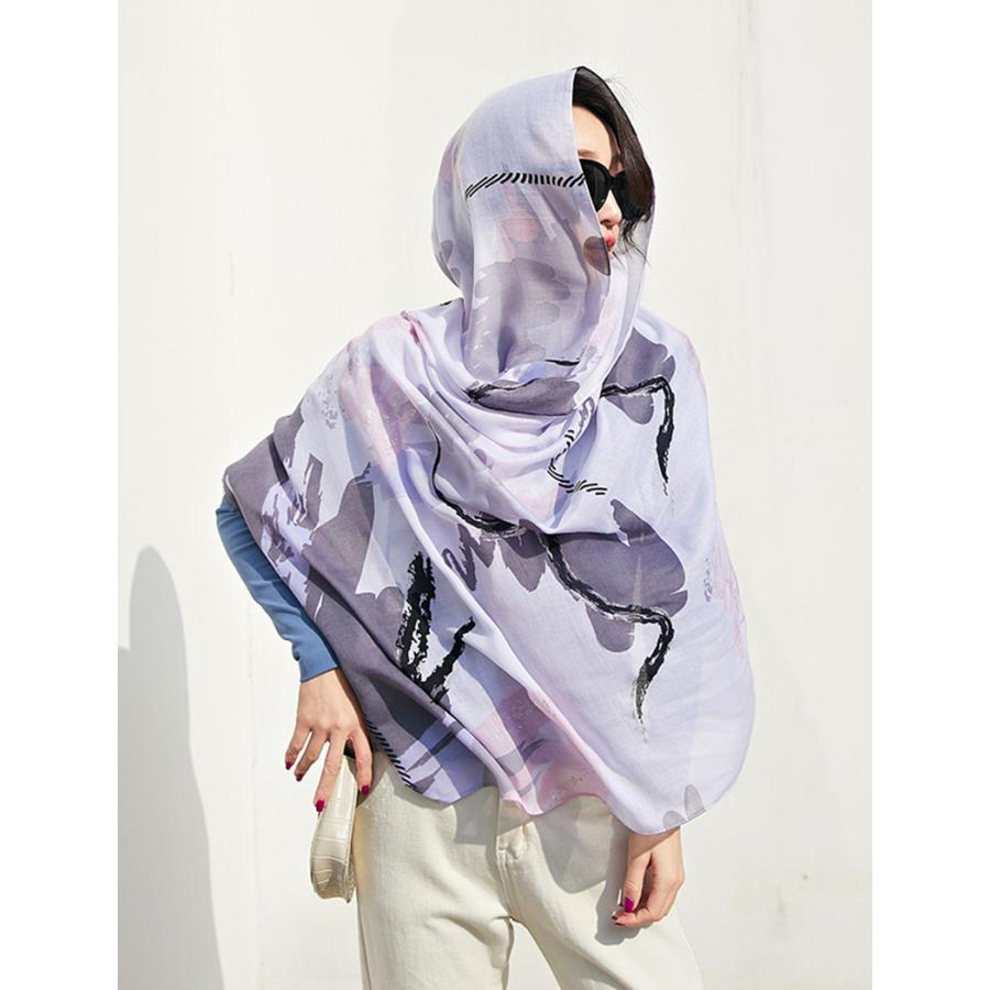 ストール 大判 レディース マフラー 大判ストール おしゃれ ストール大判 ショール スカーフ 夏 夏用 冷房対策 UV 春物 W-671 : WoYoJ - 通販 - Yahoo!ショッピング