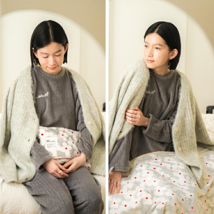 Wpc. Wpc.公式 Patterns クッションブランケット4way 毛布 北欧 ひざ掛け おしゃれ 膝掛け ブランド かわいい 可愛い ポンチョ 羽織り 腰巻き ふわふわ 洗濯 ...