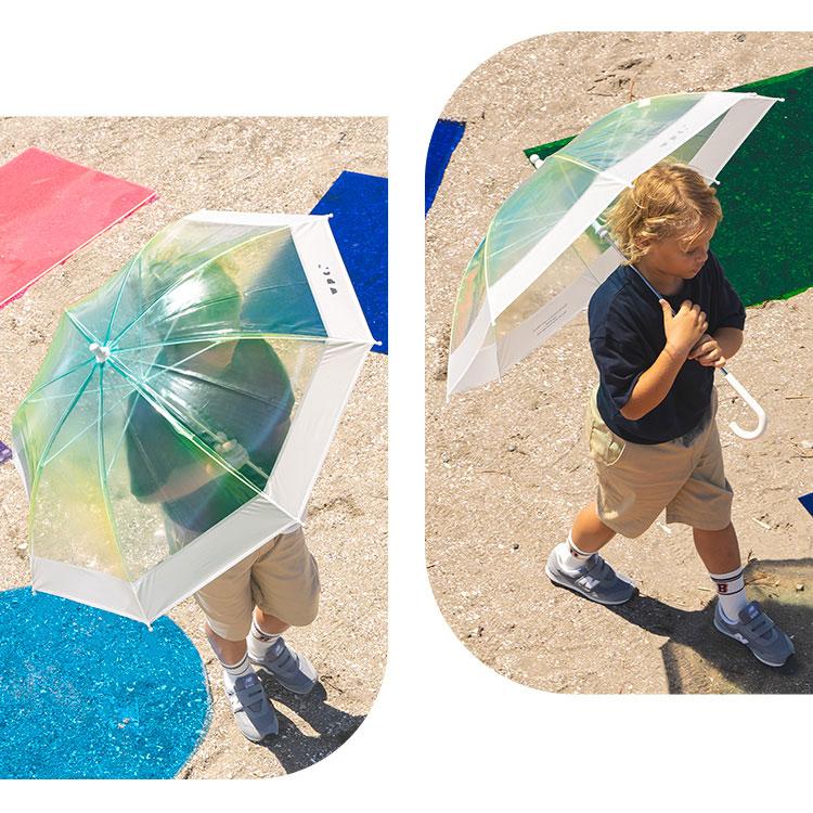 Wpc. ビニール傘 Wpc.公式 キッズ傘 Wpc.KIDS 空色アンブレラ 長傘 子ども 子供 男の子 女の子 大きめ 大きい 手開き 透明 : Wpc.Yahoo!店 - 通販 ...